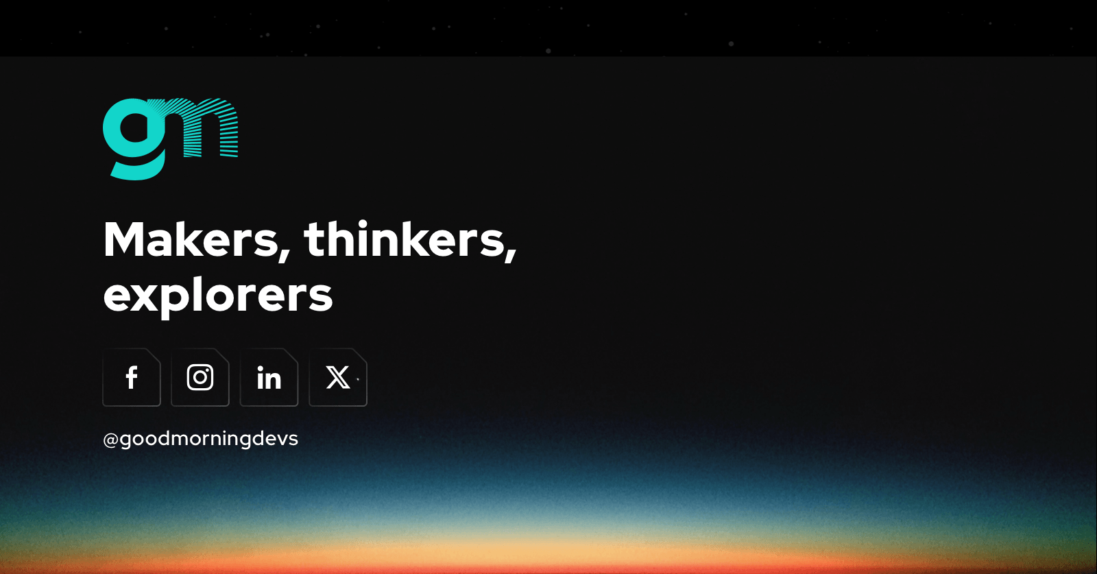 The goodmorning Team & Founders | The Builders of Web3